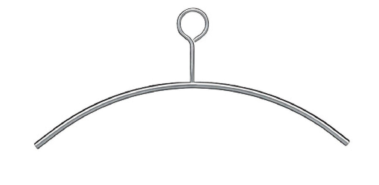 A Grade Closed Coat Hanger — Staff Ironmongery