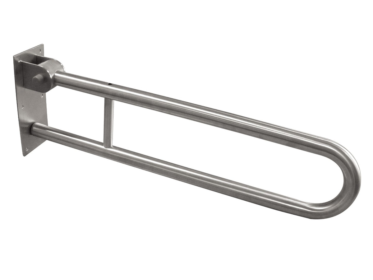 A Grade Hinged Support Rail - 700mm length - Satin Stainless Steel ...